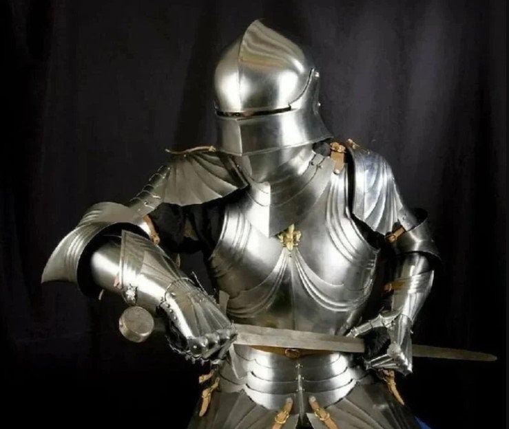 Gothic Half Armor Suit ~ Medieval Knight Armor ~ Wearable Armor Costume ...