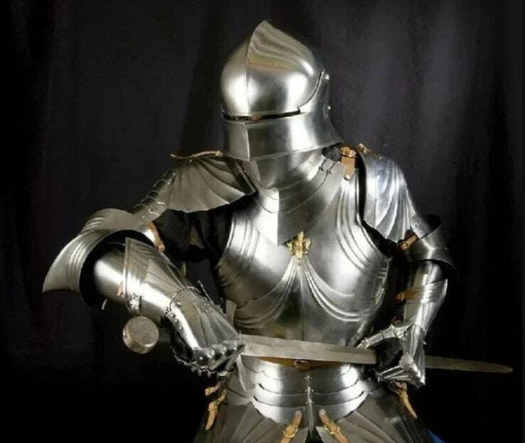 Gothic Half Armor Suit ~ Medieval Knight Armor ~ Wearable Armor Costume ...